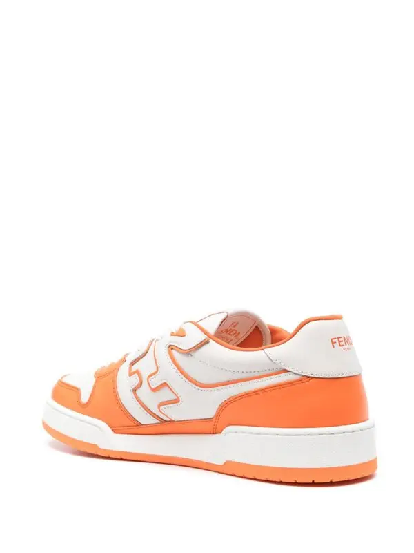 Fendi Match Leather Sneakers