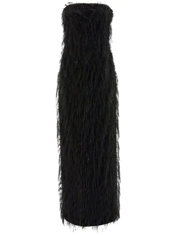 FERRAGAMO Fringes Maxi Dress