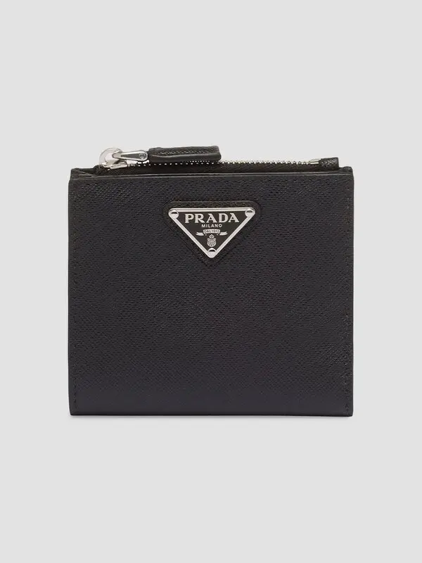 Prada Saffiano Leather Wallet - Black