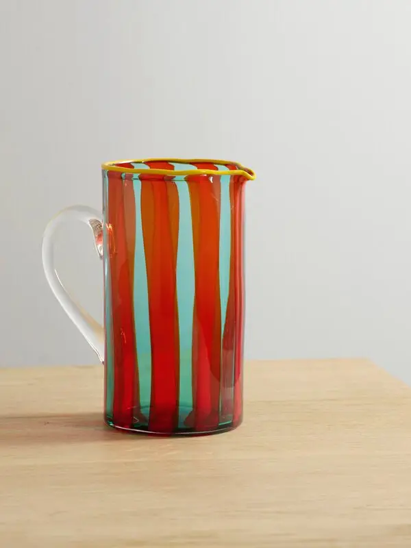 La DoubleJ Mama Striped Murano Glass Carafe