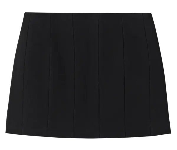 Khaite Meelar Paneled Woven Mini Skirt
