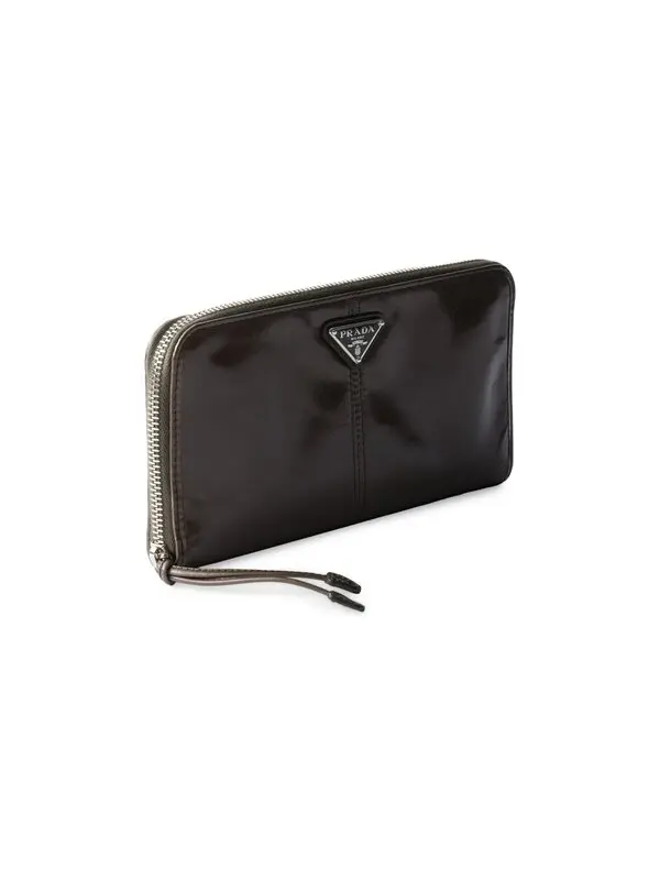 Prada Leather Wallet - Brown
