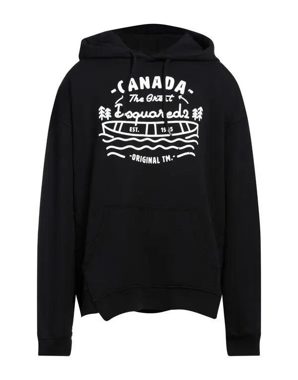 Dsquared2 Cotton Hoodie With Graphic Print
