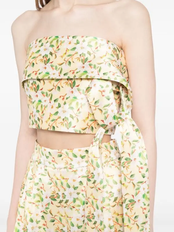 SAIID KOBEISY Mikado Floral Print Set