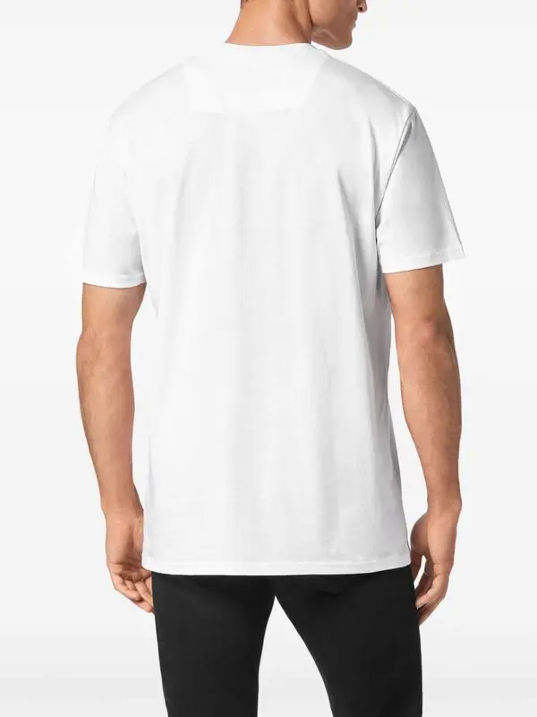Philipp Plein Skull-print Cotton T-shirt - White