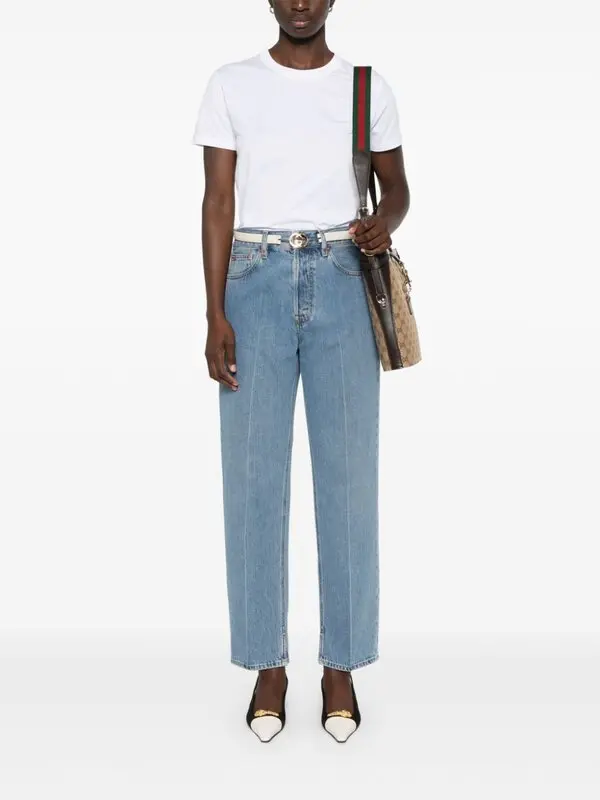 Gucci Logo-patch Jeans
