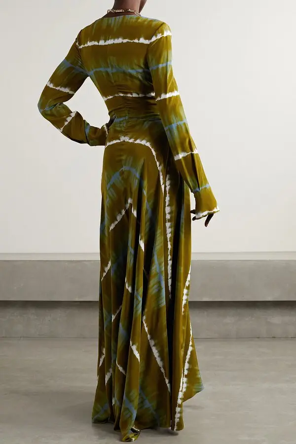 altuzarra green dress Dark Emerald Green Evening Dresses Long Sleeve Beaded Prom Dress 20080 –  Viniodress main image 0