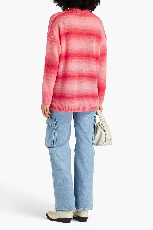 Missoni Striped Knitted Sweater - Coral