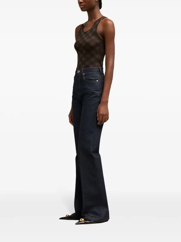 AMI Paris Logo-embroidered Cotton-blend Top