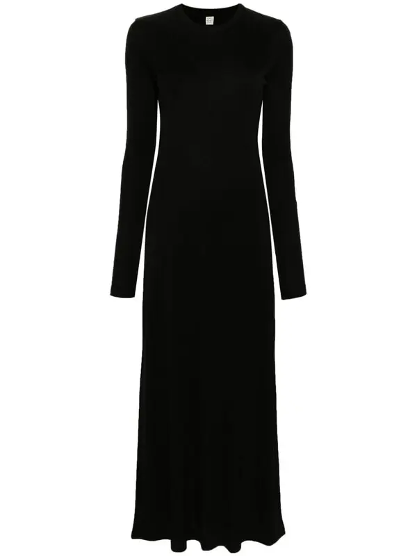 TOTEME Jersey Lyocell Maxi Dress - Black