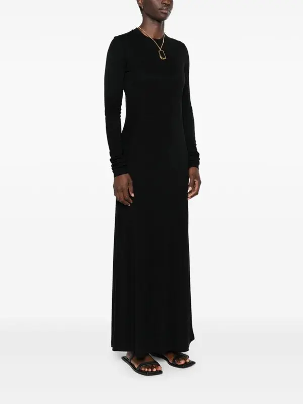 TOTEME Jersey Lyocell Maxi Dress - Black