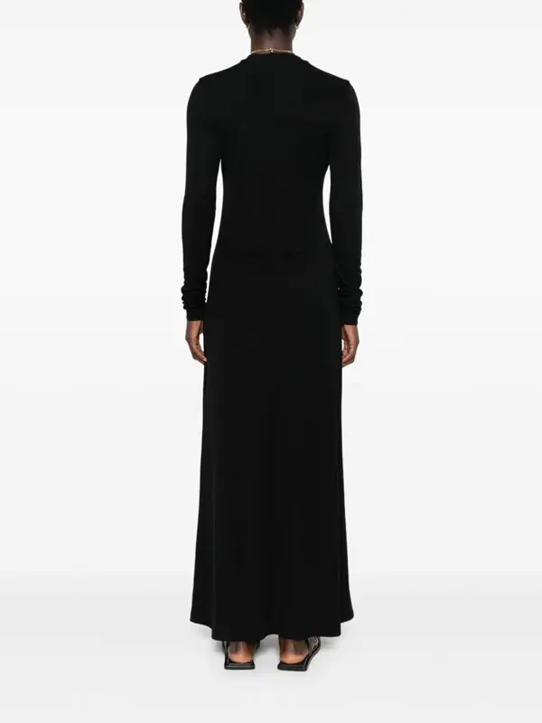 TOTEME Jersey Lyocell Maxi Dress - Black