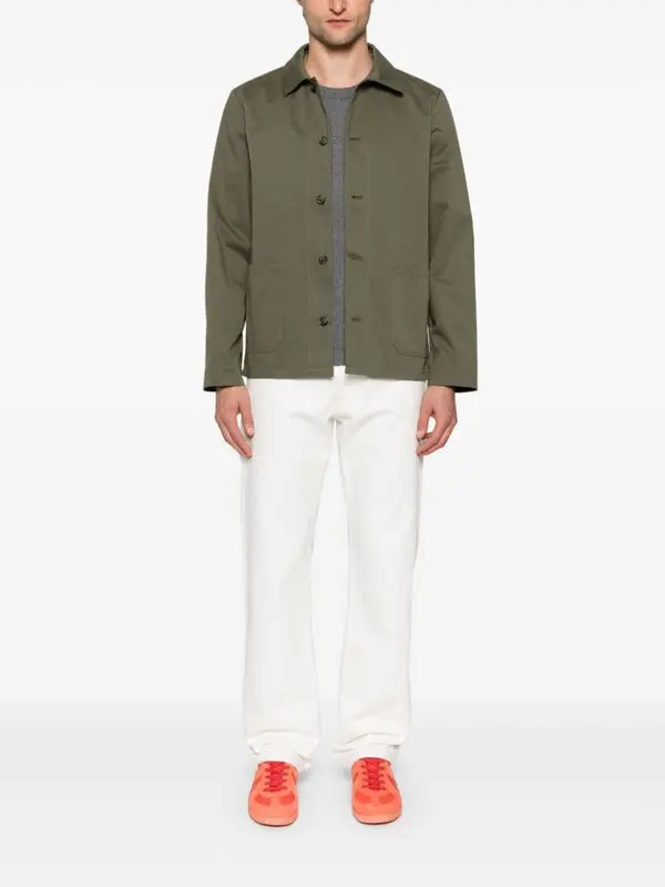 A.p.c. Twill Shirt Jacket - Green