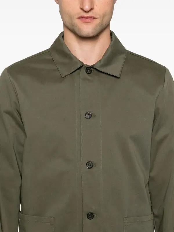A.p.c. Twill Shirt Jacket - Green
