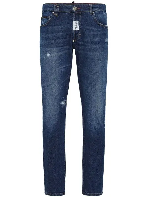Philipp Plein Slim-fit Jeans - Blue