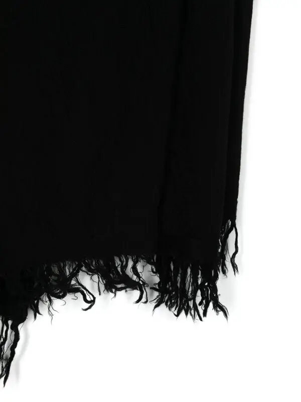 Rick Owens Virgin Wool Scarf - Black