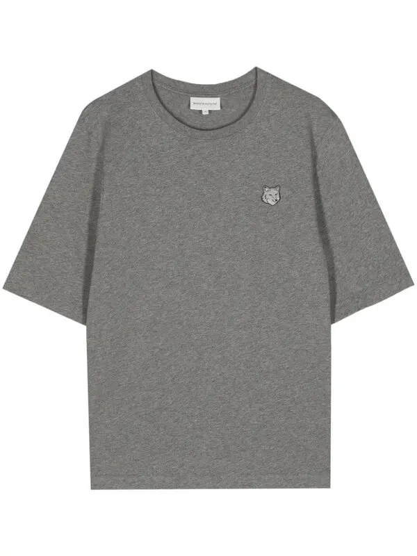 Maison Kitsuné Fox Head Cotton T-shirt - Grey