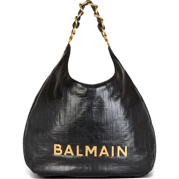 Balmain 1945 Soft Hobo Bag