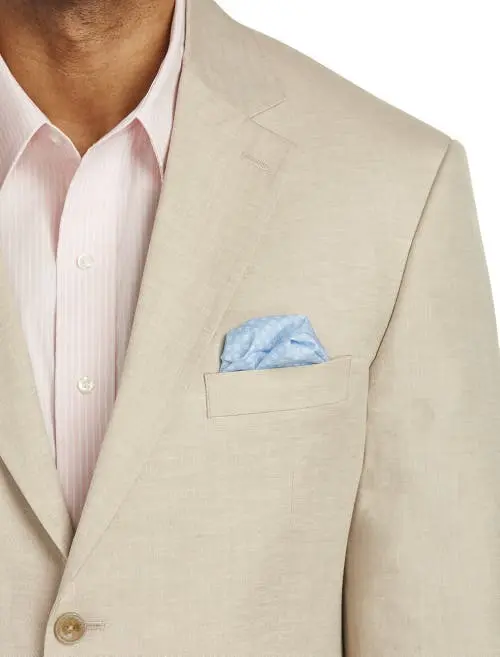 OAK HILL BY DXL Big & Tall Jacket-relaxer Linen-blend Suit Jacket