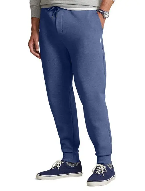 Polo Ralph Lauren Big & Tall Double-knit Tech Joggers - Derby Blue Heather