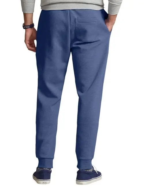 Polo Ralph Lauren Big & Tall Double-knit Tech Joggers - Derby Blue Heather