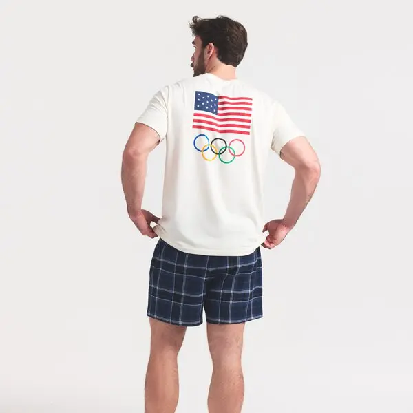 SKIMS Jersey Pajama Olympic T Shirt | | | For Team Usa