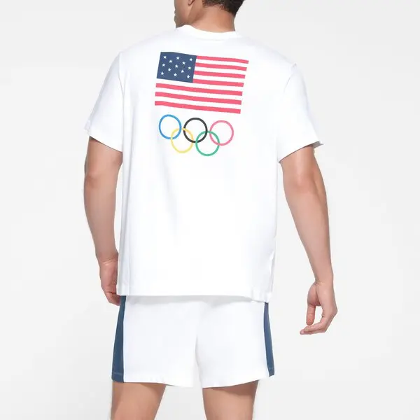 SKIMS Jersey Pajama Olympic T Shirt | | Small | For Team Usa