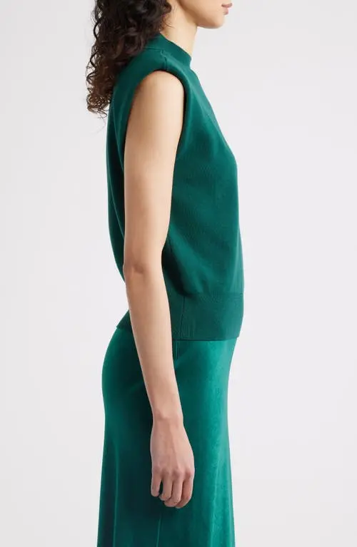 FAVORITE DAUGHTER Sleeveless Knit Crop Top - Pine