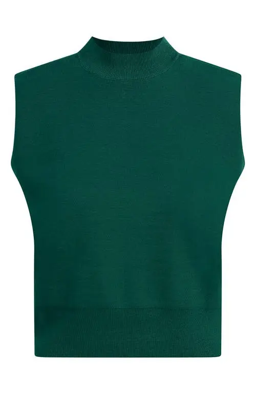 FAVORITE DAUGHTER Sleeveless Knit Crop Top - Pine