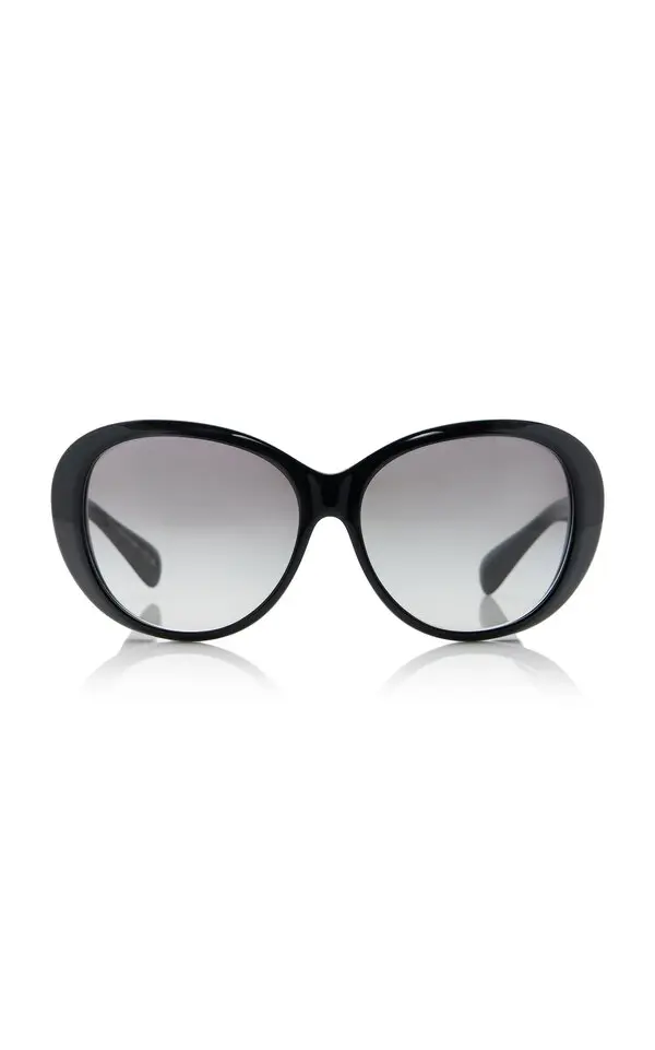 Oliver Spencer Maridan Round-frame Sunglasses - Black