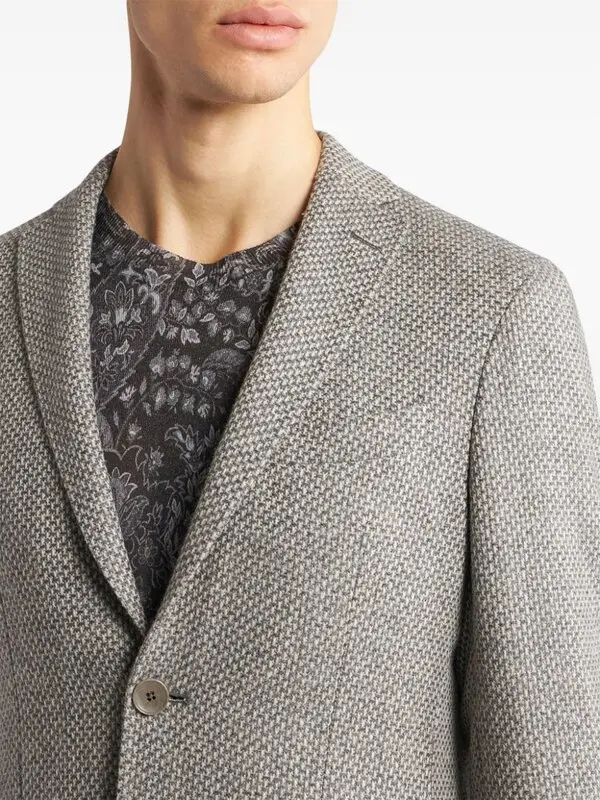 Etro Single-breasted Wool Blazer