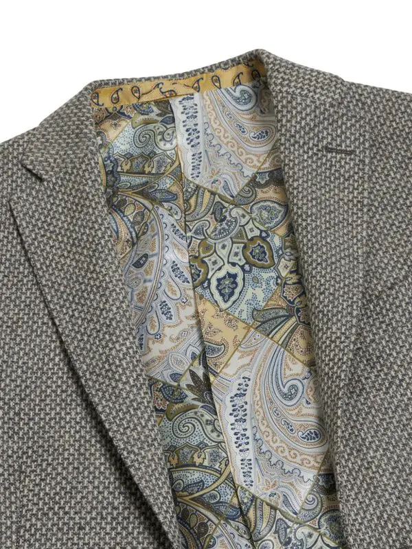 Etro Single-breasted Wool Blazer