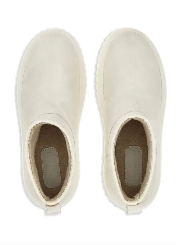Hogan Basso Logo-print Boots - Neutrals