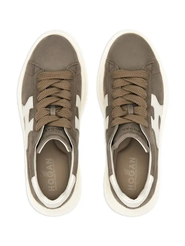 Hogan Rebel Lace-up Sneakers - Brown