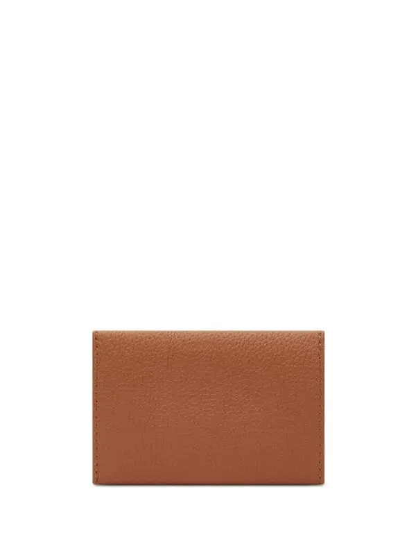 COURREGES Logo-plaque Leather Cardholder
