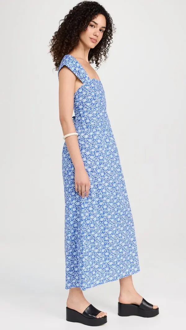 Rixo Lillianne Floral Print Dress