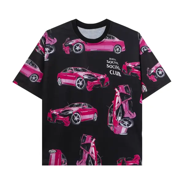 ANTI SOCIAL SOCIAL CLUB 3am On Melrose All Over Tee - Black