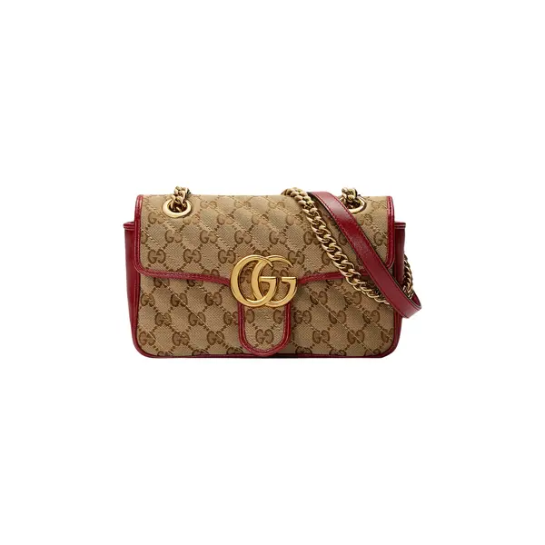 Gucci Gg Marmont Mini Shoulder Bag - Tan