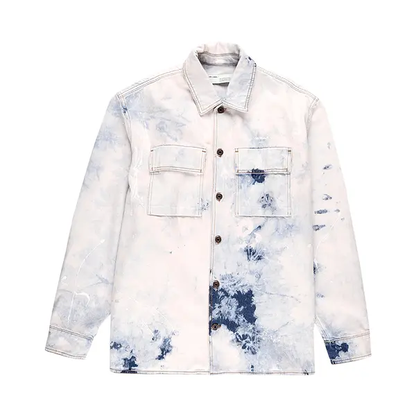 Off-White Arrow Over Denim Shirt 'extreme Bleach