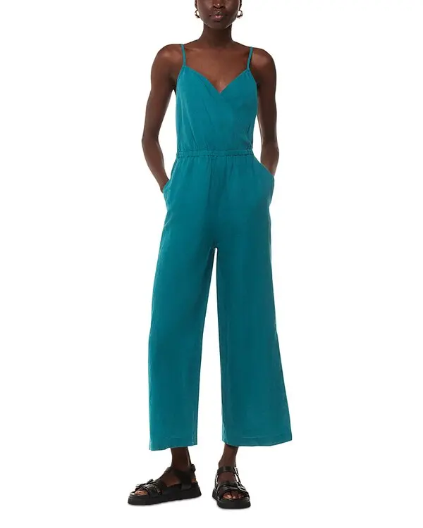 Whistles Wrap Front Jumpsuit - Teal