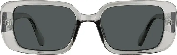 Zenni Rectangle Sunglasses Plastic Full Rim Frame