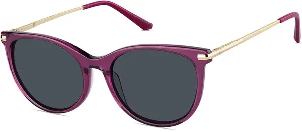 Zenni Cat-eye Sunglasses With Polarized Lenses - Purple