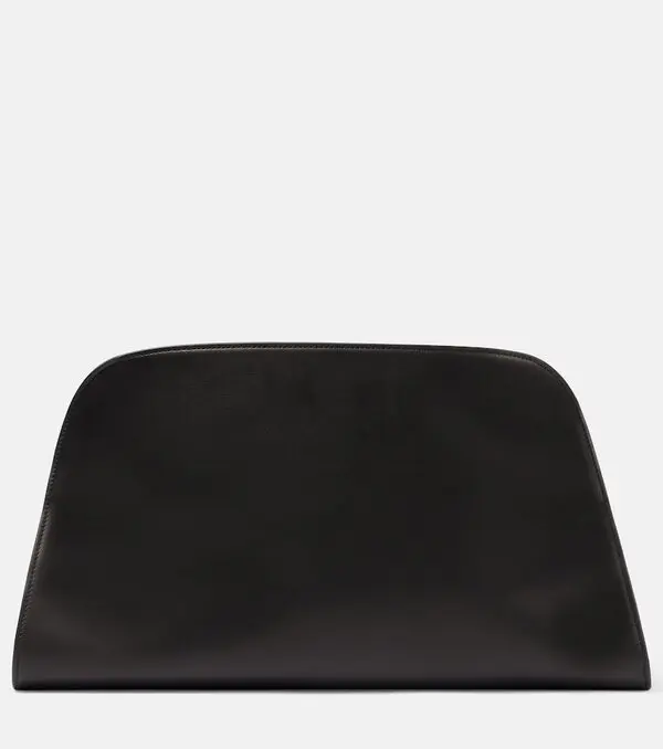 THE ROW Ew Margaux Leather Clutch