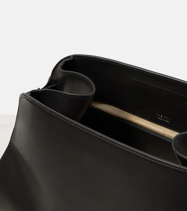 THE ROW Ew Margaux Leather Clutch