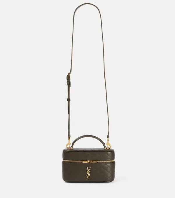 Saint Laurent Gaby Leather Vanity Bag