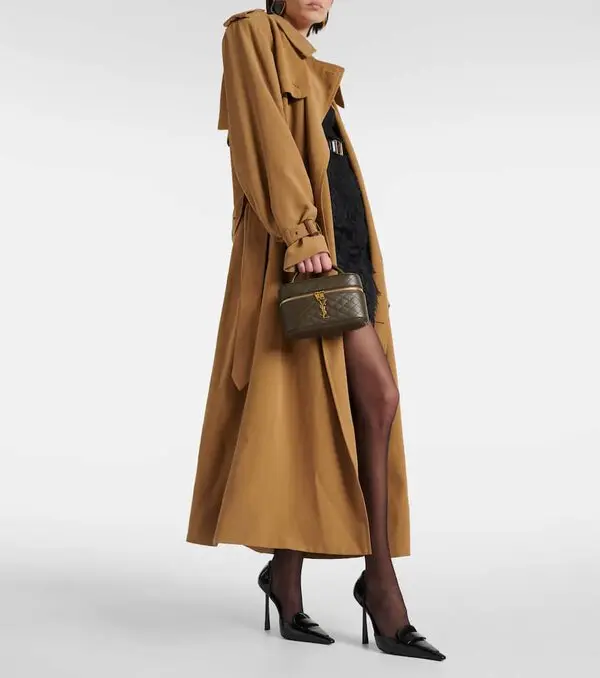 Saint Laurent Gaby Leather Vanity Bag