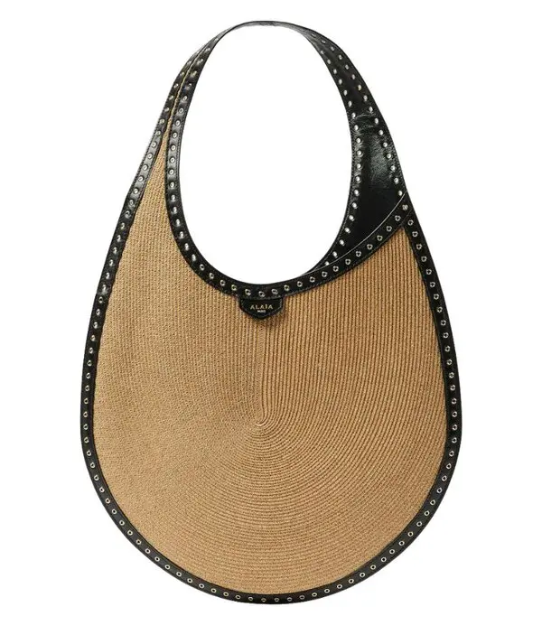 Alaïa Medium Shoulder Bag - Beige