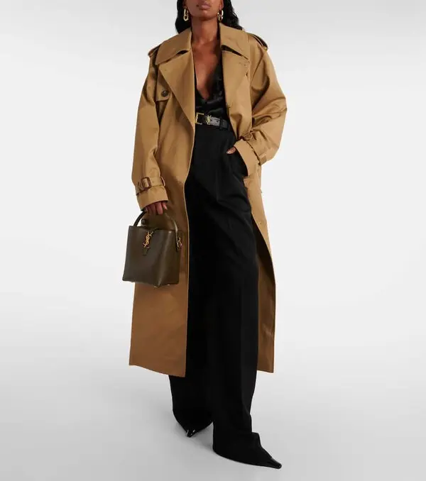 Saint Laurent Le 37 Leather Bucket Bag