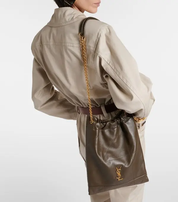 Saint Laurent Jamie 4.3 Pochon Shoulder Bag - Brown