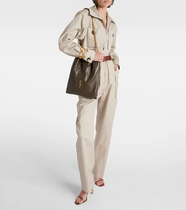 Saint Laurent Jamie 4.3 Pochon Shoulder Bag - Brown